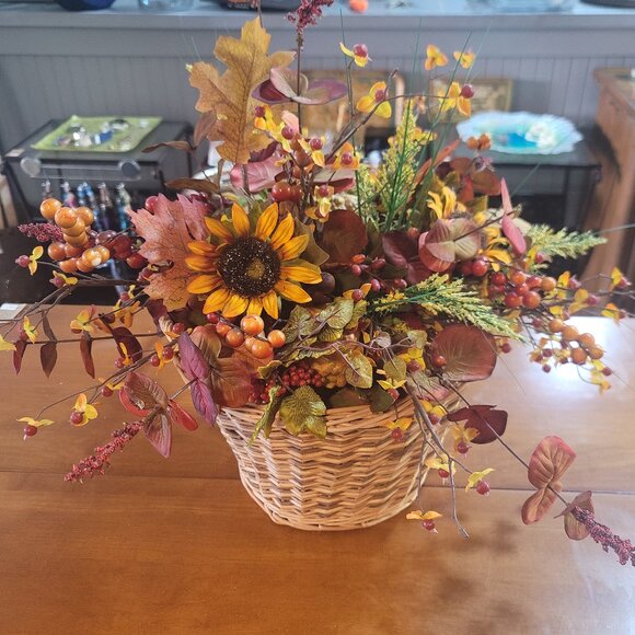 Accents | Fall Harvest Basket Table Centerpiece Decor | Poshmark
